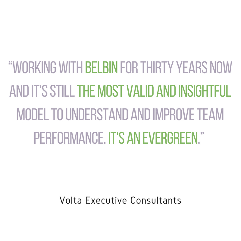 Belbin's team roles self perception questionnaire - erohn